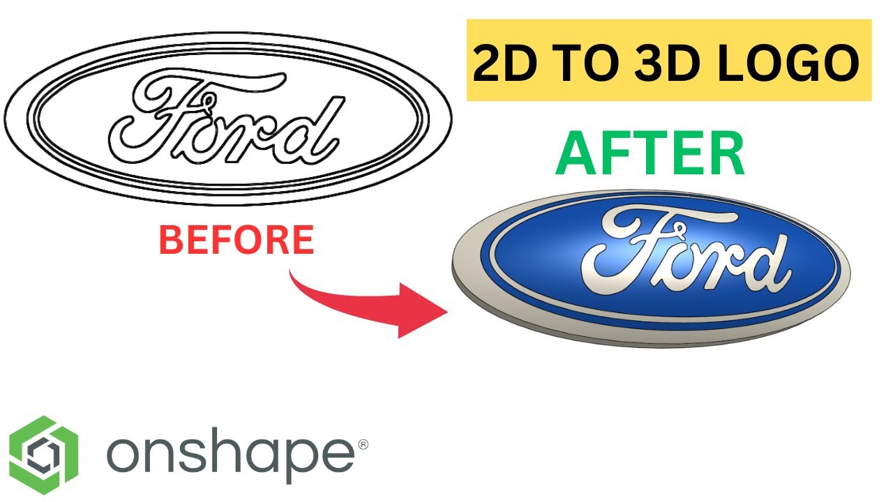 How to create 3D Ford Logo using free software