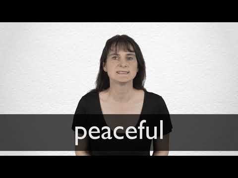 PEACEFUL definition and meaning | Collins English Dictionary