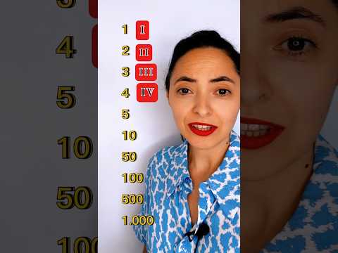 How to Say Roman Numbers in Spanish - One to Thousand 🔥#learnspanish