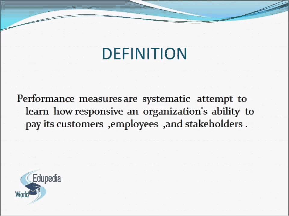 Supply Chain Performance Measurement - 1