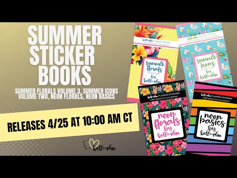 Summer 2025 Sticker Book Flipthroughs