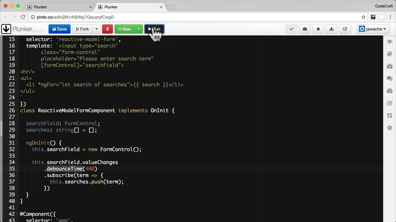 46   Angular Forms Reactive Model Driven Forms