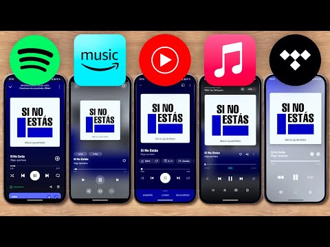 Spotify vs Amazon Music vs YouTube Music vs Apple Music vs Tidal en 2024