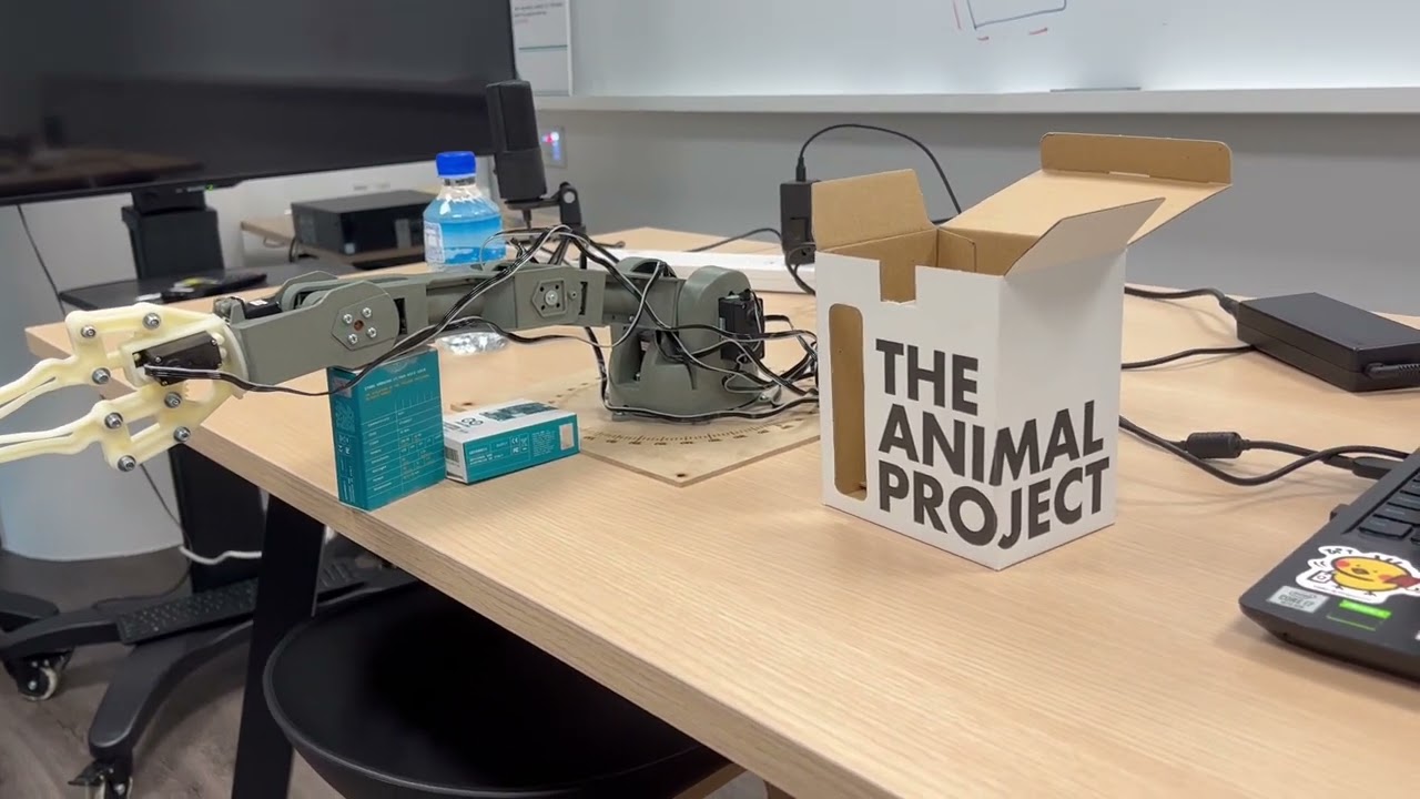 Braccio Plus Robot Arm Python Controller Example [Transfer a box]