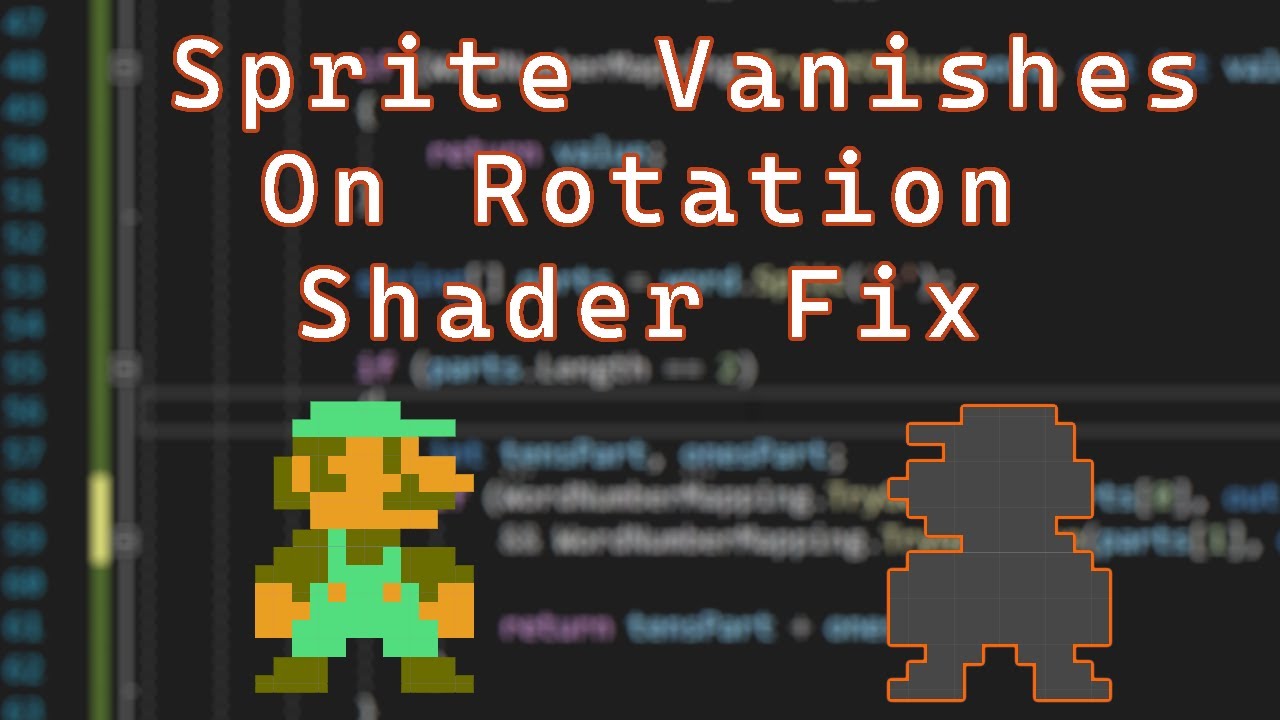 How to Solve Disappearing 2D Sprite Issue With Shaders in Unity