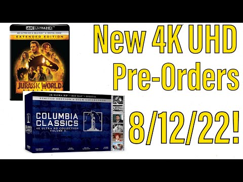 New 4K UHD Blu-ray Pre-Orders for 8/12/22!