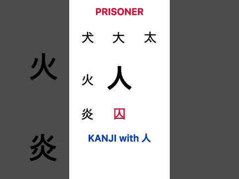 🇯🇵 How to write 8 Japanese kanji including kanji of person 人