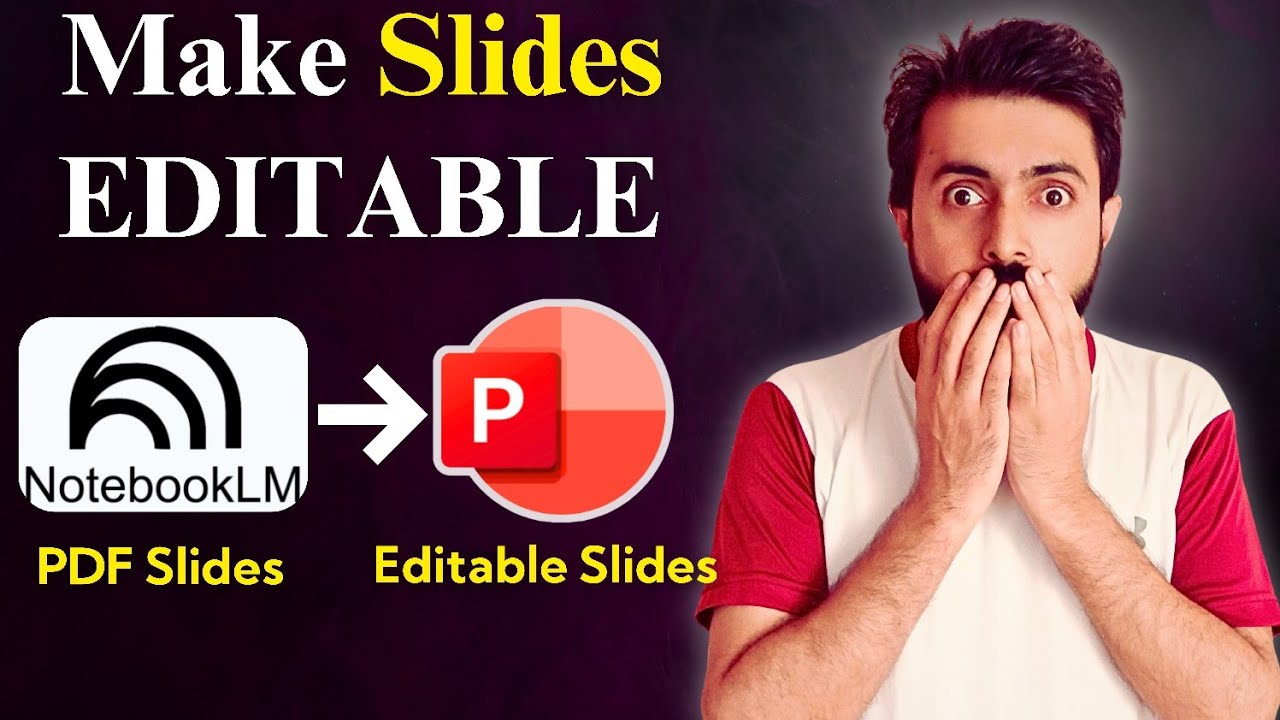 How to Convert NotebookLM PDF Slides to Editable PowerPoint (Easy Method)