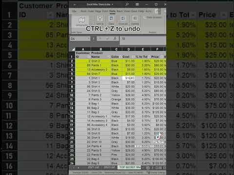 Excel tip to filter by cell color
