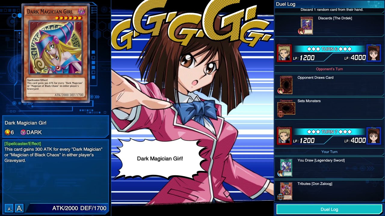 Téa Gardner summon Dark Magician Girl animation | Yu-Gi-Oh Duel Links