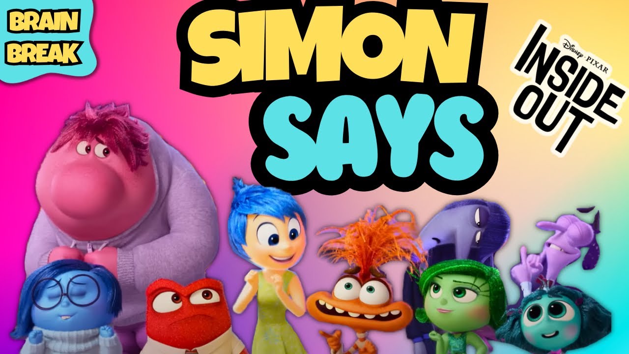 Back to School Brain Break | Inside Out | Simon Says