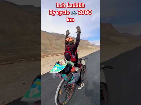 Leh Ladakh by cycle 2000 km #trending #travel #foryou #shorts #cycle #cyclist #cycling #vlogger