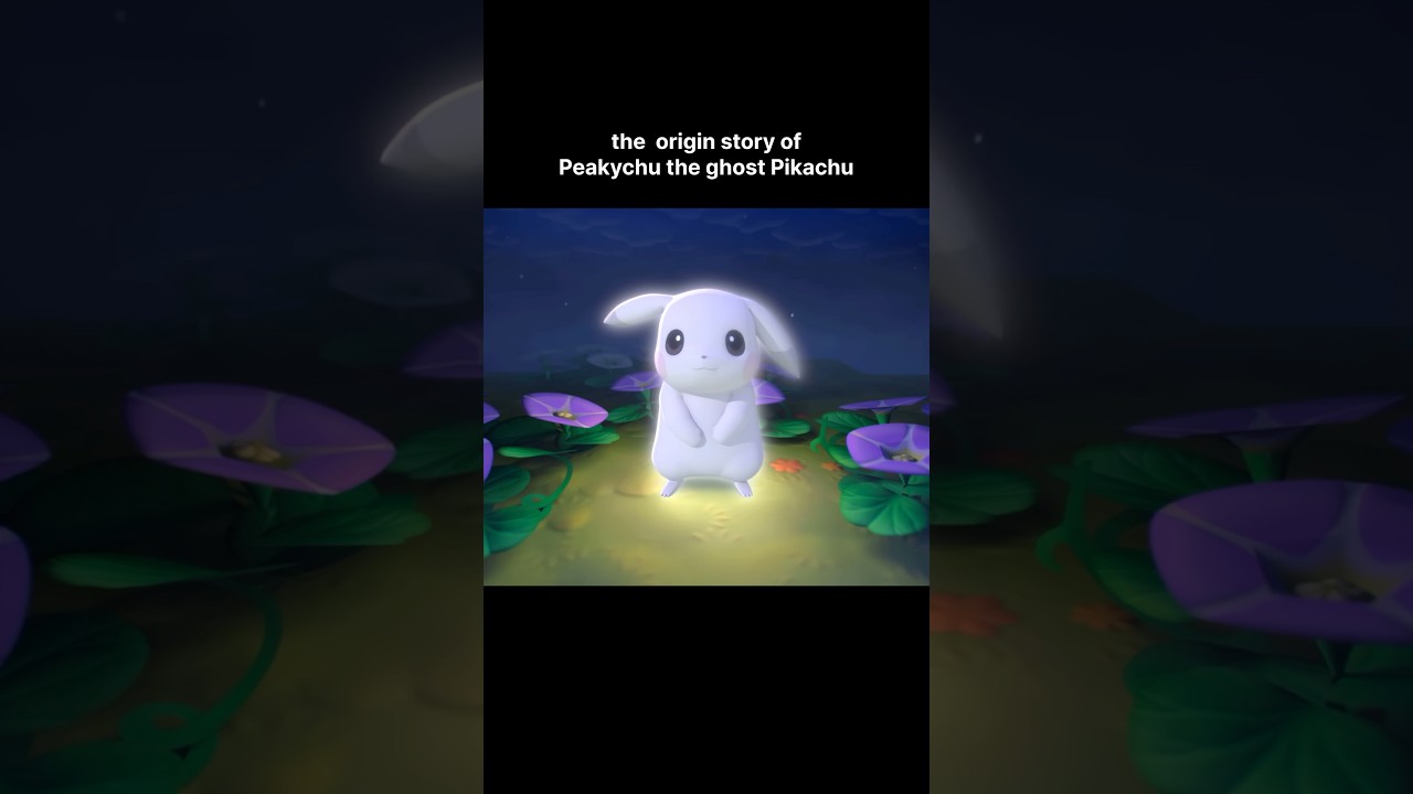 Peakychu the ghost pikachu from #Pokopia