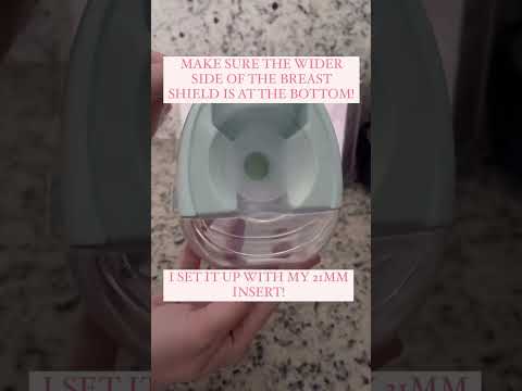 HOW TO USE THE ZOMEE FIT WEARABLE PUMP! #zomee #wearable #howto #breastpump #shorts