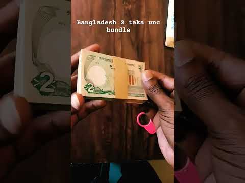 Bangladesh unc 2 taka bundle