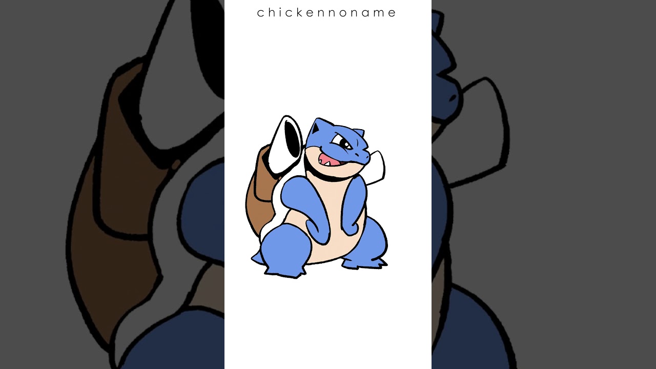 Blastoise Evolution Animation Short