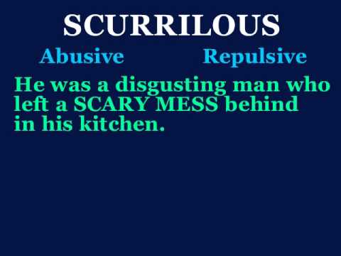 scurrilous