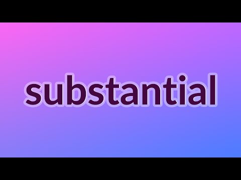 Substantial - 172 English Vocabulary Flashcards