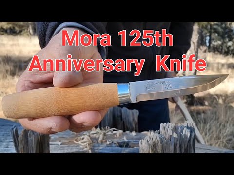 Mora 125th Anniversary Knife Review. 14c28n Sandvik Steel.