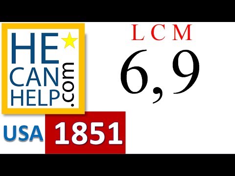 1851 {HECANHELP.COM} LCM in about 2 Minutes Least Common Multiple Developmental Math