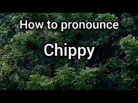 How to Pronounce Chippy