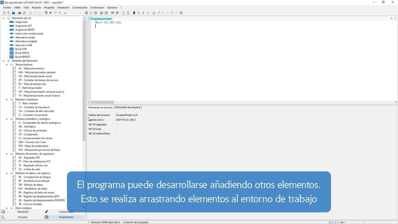 Easysoft training 06 - Programando con Texto Estructurado (ST)