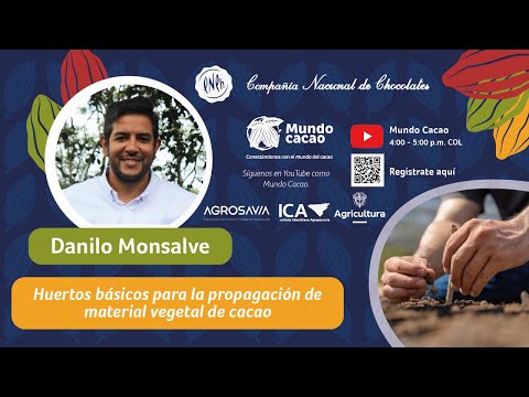 Charlas virtuales: Huertos bรกsicos para la propagaciรณn de material vegetal de cacao