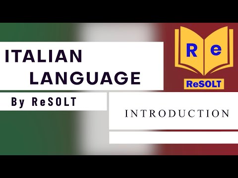 Introduction to the Italian Language by ReSOLT