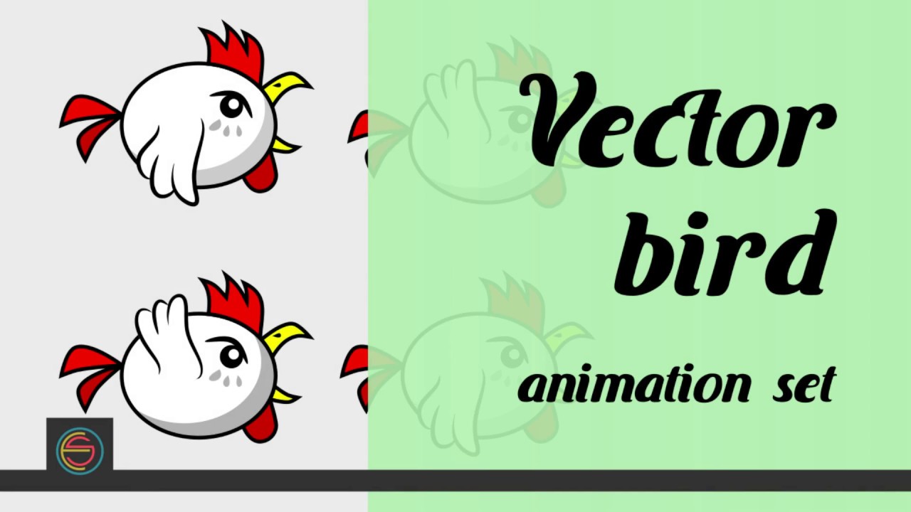 Vector Bird Animation Set