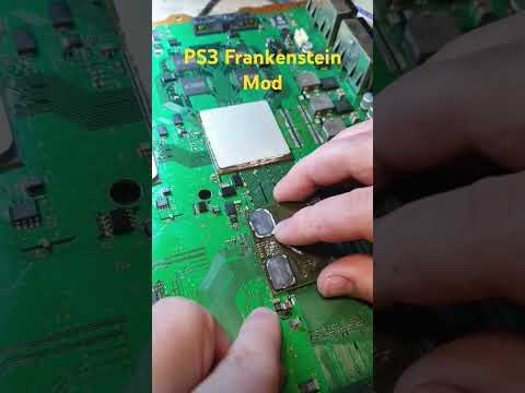 Swapping PS3 Fat 90nm RSX for 40nm with the Frankenstein Mod! 🔧✨ #PS3Modding #FrankensteinPS3