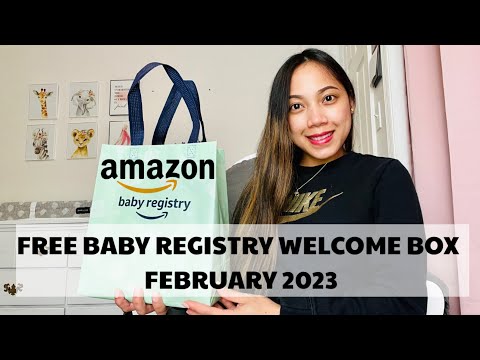 2023 Amazon Baby Welcome Box |Baby Registry Box | Free Baby Stuff Unboxing