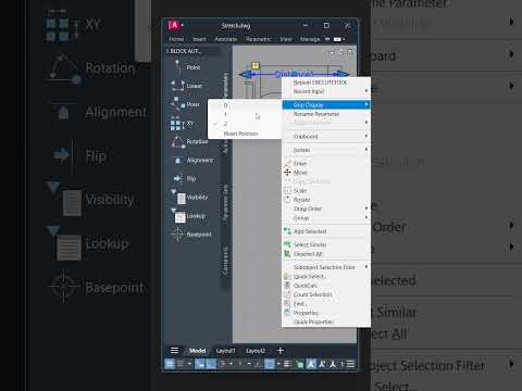 Learn Dynamic Blocks Stretch AutoCAD Tutorials architecture autocad - Mind Luster
