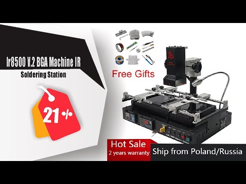 Infrared Bga Rework Station IR8500 V.2 BGA Machine IR Soldering Station Reballing Kit Motherboard