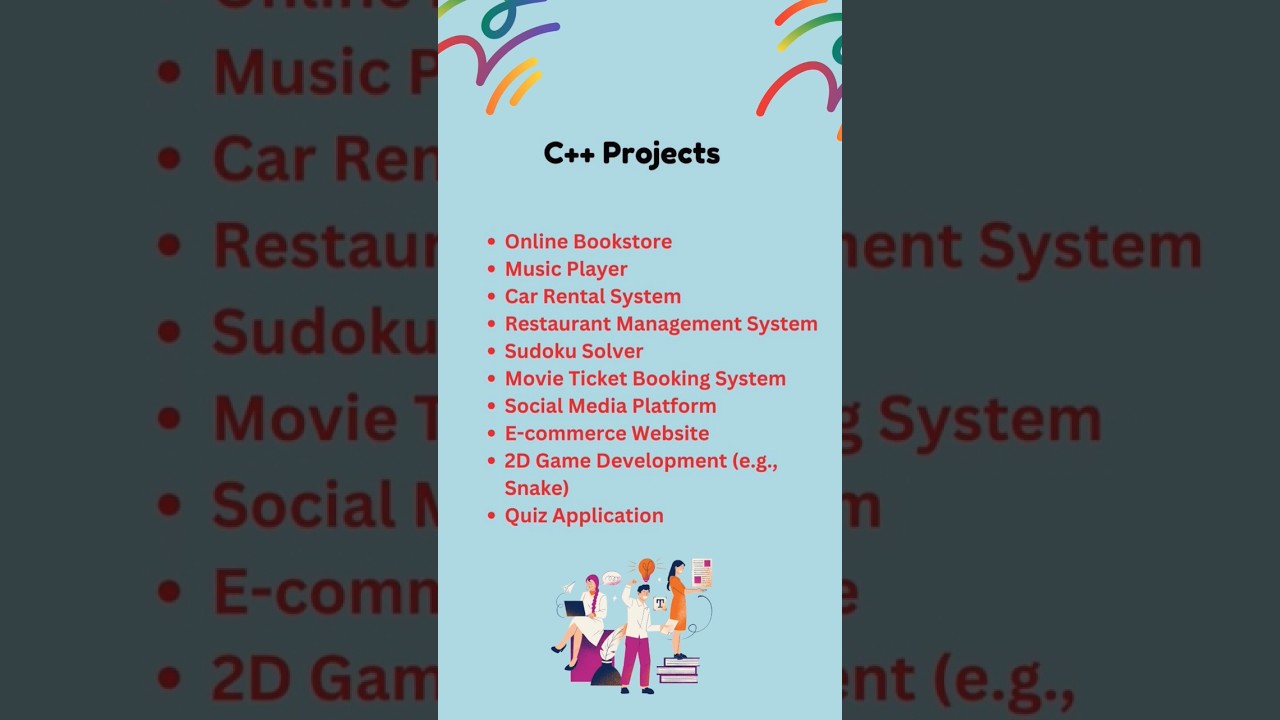 top projects in c c++ java python