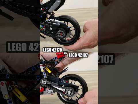 LEGO 1:7 Motorcycles Comparison | LEGO 42170 vs LEGO 42107 | Kawasaki Ninja H2R | Ducati Panigale V4