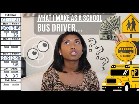 💲 What I make as a School Bus Driver in 2023| School Bus Driver Pay Check👀