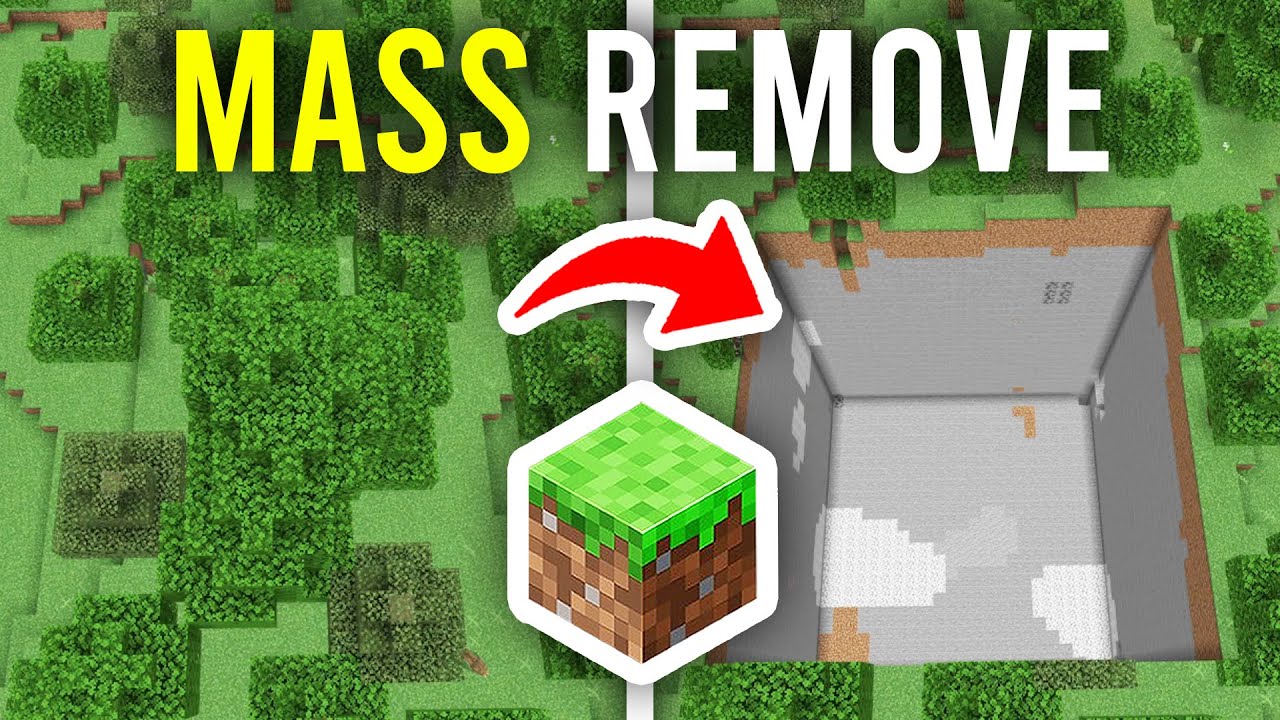 How to Mass Delete Blocks in Minecraft with the /fill Command - Minecraft