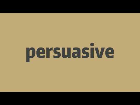 How to pronounce persuasive -Elin's english