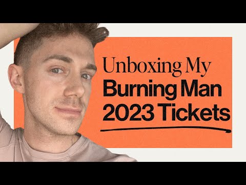 Unboxing My Tickets for Burning Man 2023! 📦🔥