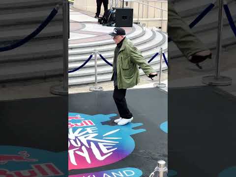 OG Mike warmup on stage at TURFinc RedBull Dance Your Style Oakland #shorts #redbull @blackstreet