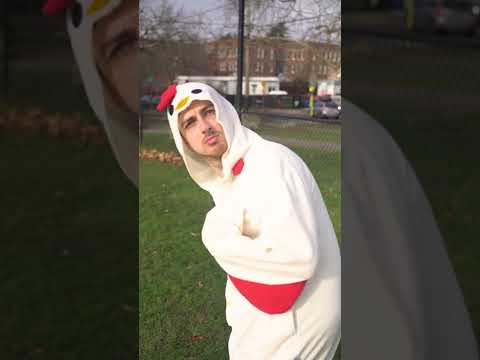 hitting chickens in Hyrule