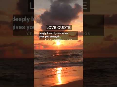 Love Quote, being loved and love #shorts #couple #love #relationship