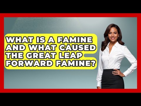What Is A Famine And What Caused The Great Leap Forward Famine? - Anecdotes in Quotation
