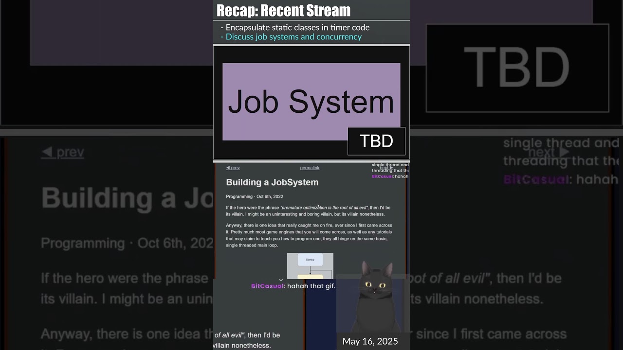 Stream Recap: Purge Engine's Static Data 2 #coding #gameengine #streamer