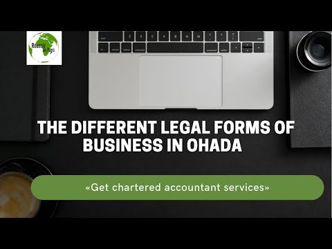Different legal forms of businesses in Africa (OHADA)