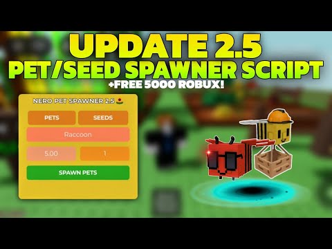 [UPDATE 2.5] 🛠 PET/SEED SPAWNER SCRIPT 🍏 | GROW A GARDEN | LATEST UPDATE NERO SCRIPT