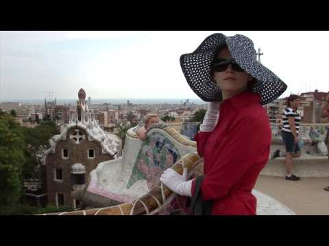 Lady in red trailer