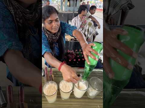 Friendly Lady Sells Soda Drink - Indian Street Food