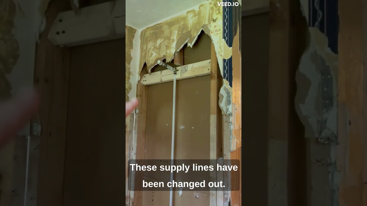 New Plumbing Lines Installed