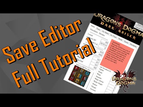 Dragon's Dogma Save Editor 2022 update